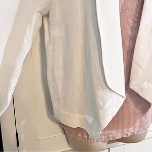 Anthropologie | Jackets & Coats | Nwt Lilla P White Linen Blazer Jacket ...
